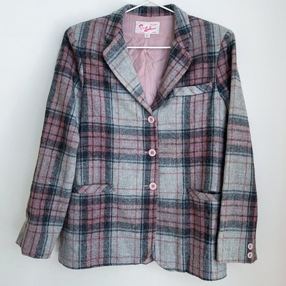 Louben | Jackets & Coats | Vintage Louben Montreal Canada Suzette Plaid ...